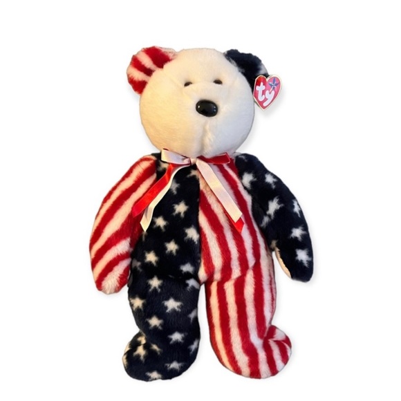 Ty | Toys | New Vtg 999 Beanie Buddies Collectible Spangle Beanie Bear ...